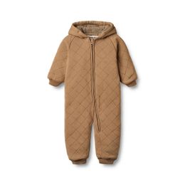 Jumpsuit Wheat "Wheat Thermo Suit Krammo", M&auml;dchen, Gr. 92, hazel, 100% Polyester (Recycelt), unifarben, normal, Overalls Jumpsuit
