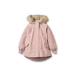 Winterjacke Wheat "Wheat Jacket Mathilde", M&auml;dchen, Gr. 110, rose powder, 100% Recycled Polyamide/Nylon, unifarben, normal, ohne Ausschnitt, Jacken Winterjacke, winddicht