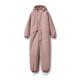 Jumpsuit Wheat "Wheat Thermo Rain Suit Aiko", M&auml;dchen, Gr. 128, dusty lavender, 100% Polyester (Recycelt), unifarben, normal, Overalls Jumpsuit