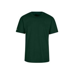T-Shirt TRIGEMA "TRIGEMA T Shirt aus Biobaumwolle", Damen, Gr. L, gr&uuml;n (tanne, c2c), 100% Baumwolle (Bio-Baumwolle kbA), Basic, Shirts T-Shirt