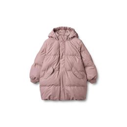 Winterjacke Wheat "Wheat PU Puffer Jacket Coast", M&auml;dchen, Gr. 110, dusty lavender, 100% Polyester, unifarben, normal, ohne Ausschnitt, Jacken Winterjacke, winddicht