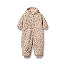 Jumpsuit Wheat "Wheat Thermo Suit Krammo", M&auml;dchen, Gr. 68, mellow peach tapestry, 100% Polyester (Recycelt), unifarben, normal, Overalls Jumpsuit