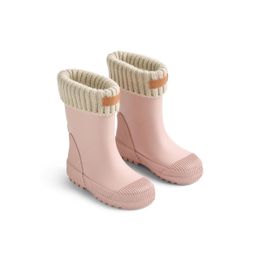 Stiefel Wheat "Wheat Rubber Boot Thermo Wader", M&auml;dchen, Gr. 28, rose powder, unifarben, Schuhe Stiefel