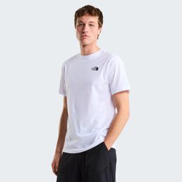 T-Shirt The North Face "M MOUNTAIN SKETCH REGULAR SHORT SLEEVE TEE-GRAPHIC", Herren, Gr. M, tnf wei&szlig;, Obermaterial: 60% Baumwolle, 40% Polyester, Shirts T-Shirt, normale Passform, kurze &Auml;rmel, f&uuml;r Sport- und Outdoor geeignet