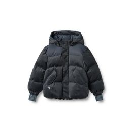 Winterjacke Wheat "Wheat Puffer Jacket Mads", Jungen, Gr. 140, navy, 100% Polyester, mehrfarbig, normal, ohne Ausschnitt, Jacken Winterjacke, winddicht