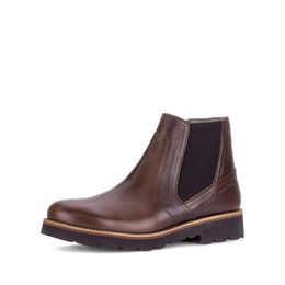 Chelseaboots Gabor "Chelsea Boot", Herren, Gr. 40,5, braun, Schuhe Chelseaboots