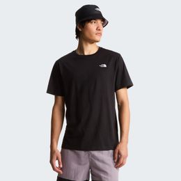 T-Shirt The North Face "M EVOLUTION SIMPLE DOME REGULAR SHORT SL", Herren, Gr. XXL, tnf schwarz, Obermaterial: 100% Baumwolle, Shirts T-Shirt, normale Passform, Kurzarm, f&uuml;r den Alltag, aus Poly-Baumwolle