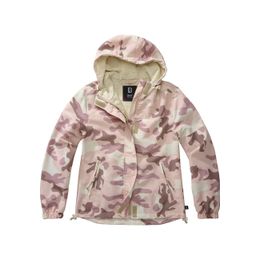 Allwetterjacke Brandit "Brandit Damen Ladies Summer Windbreaker Frontzip", Damen, Gr. 5XL, candy camo, 100% Polyester, mehrfarbig, normal, ohne Ausschnitt, Jacken