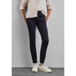 Comfort-fit-Jeans Street One, Damen, Gr. 25, L&auml;nge 30, blau (clean indigo wash), Jeans, 67% Baumwolle, 28% Polyester, 5% Elasthan, unifarben, normal, Jeans, Middle Waist