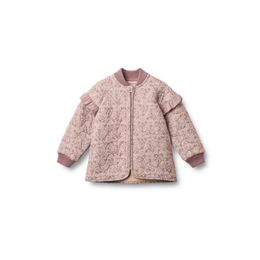 Allwetterjacke Wheat "Wheat Thermo Jacket Ellas", M&auml;dchen, Gr. 80, rose dust tapestry, 100% Polyester, unifarben, normal, amerikanischer Ausschnitt, Jacken, wind-repellent