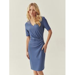 TATUUM Damenkleid Wirkware ONIKA Z Damen Gr&ouml;&szlig;e 38 blau Winterkleid