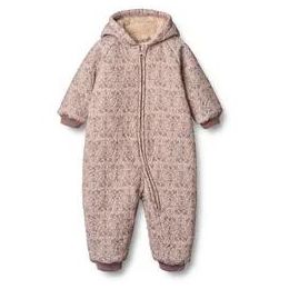Jumpsuit Wheat "Wheat Thermo Suit Krammo", M&auml;dchen, Gr. 68, rose dust tapestry, 100% Polyester (Recycelt), unifarben, normal, Overalls Jumpsuit