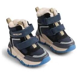 Stiefel Wheat "Wheat Bootie Lucka Tex", Jungen, Gr. 27, blau, Schuhe Stiefel