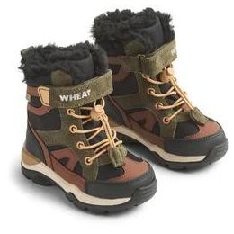 Stiefel Wheat "Wheat Winterboot Dixie Tex", Jungen, Gr. 27, schwarz, Schuhe Stiefel