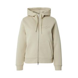 Gant Zip-Up Hoodie female Beige size XL