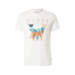 Guess Shirt 'TIGER SPIRIT' male White size XS