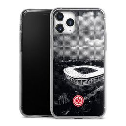 DeinDesign iPhone 11 Pro Handy Slim Case Silikon Handyh&uuml;lle transparent H&uuml;lle extra d&uuml;nn Stadium Sge Eintracht Frankfurt Silikon Slim Case