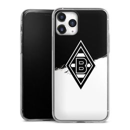 DeinDesign iPhone 11 Pro Handy Slim Case Silikon Handyh&uuml;lle transparent H&uuml;lle extra d&uuml;nn Borussia M&ouml;nchengladbach Bmg Gladbach Silikon Slim Case