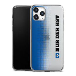 DeinDesign iPhone 11 Pro Handy Slim Case Silikon Handyh&uuml;lle transparent H&uuml;lle extra d&uuml;nn Hsv Logo Transparent Silikon Slim Case