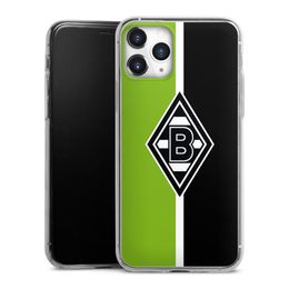 DeinDesign iPhone 11 Pro Handy Slim Case Silikon Handyh&uuml;lle transparent H&uuml;lle extra d&uuml;nn Bundesliga Borussia M&ouml;nchengladbach Gladbach Silikon Slim Case