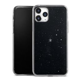 DeinDesign iPhone 11 Pro Handy Slim Case Silikon Handyh&uuml;lle transparent H&uuml;lle extra d&uuml;nn Space Astronaut Weltall Silikon Slim Case