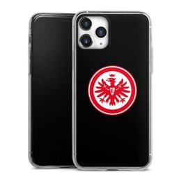 DeinDesign iPhone 11 Pro Handy Slim Case Silikon Handyh&uuml;lle transparent H&uuml;lle extra d&uuml;nn Eintracht Frankfurt Sge Eagle Silikon Slim Case