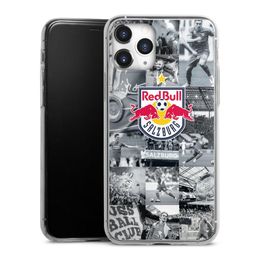DeinDesign iPhone 11 Pro Handy Slim Case Silikon Handyh&uuml;lle transparent H&uuml;lle extra d&uuml;nn Salzburg Red Bull Fc Red Bull Salzburg Silikon Slim Case