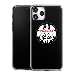 DeinDesign iPhone 11 Pro Handy Slim Case Silikon Handyh&uuml;lle transparent H&uuml;lle extra d&uuml;nn Sge Official Licensed Product Eintracht Frankfurt Silikon Slim Case