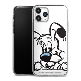 DeinDesign iPhone 11 Pro Handy Slim Case Silikon Handyh&uuml;lle transparent H&uuml;lle extra d&uuml;nn Comic Idefix Official Licensed Product Silikon Slim Case