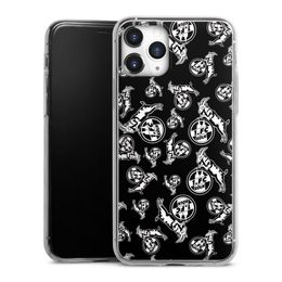 DeinDesign iPhone 11 Pro Handy Slim Case Silikon Handyh&uuml;lle transparent H&uuml;lle extra d&uuml;nn Muster 1. Fc K&ouml;ln Official Licensed Product Silikon Slim Case