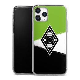 DeinDesign iPhone 11 Pro Handy Slim Case Silikon Handyh&uuml;lle transparent H&uuml;lle extra d&uuml;nn Official Licensed Product Bmg Borussia M&ouml;nchengladbach Silikon Slim Case