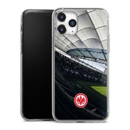 DeinDesign iPhone 11 Pro Handy Slim Case Silikon Handyh&uuml;lle transparent H&uuml;lle extra d&uuml;nn Stadium Official Licensed Product Eintracht Frankfurt Silikon Slim Case