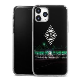 DeinDesign iPhone 11 Pro Handy Slim Case Silikon Handyh&uuml;lle transparent H&uuml;lle extra d&uuml;nn Official Licensed Product Stadium Borussia M&ouml;nchengladbach Silikon Slim 
