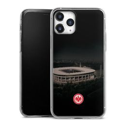 DeinDesign iPhone 11 Pro Handy Slim Case Silikon Handyh&uuml;lle transparent H&uuml;lle extra d&uuml;nn Stadium Official Licensed Product Eintracht Frankfurt Silikon Slim Case