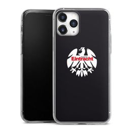 DeinDesign iPhone 11 Pro Handy Slim Case Silikon Handyh&uuml;lle transparent H&uuml;lle extra d&uuml;nn Eagle Retro Logo Silikon Slim Case