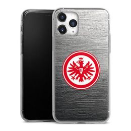 DeinDesign iPhone 11 Pro Handy Slim Case Silikon Handyh&uuml;lle transparent H&uuml;lle extra d&uuml;nn Eintracht Frankfurt Sge Logo Silikon Slim Case