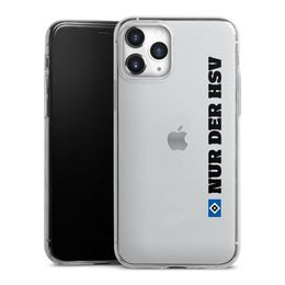 DeinDesign iPhone 11 Pro Handy Slim Case Silikon Handyh&uuml;lle transparent H&uuml;lle extra d&uuml;nn Hsv Transparent Hamburger Sv Silikon Slim Case