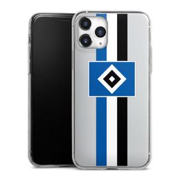 DeinDesign iPhone 11 Pro Handy Slim Case Silikon Handyh&uuml;lle transparent H&uuml;lle extra d&uuml;nn Hsv Transparent Hamburger Sv Silikon Slim Case