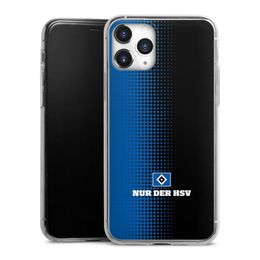 DeinDesign iPhone 11 Pro Handy Slim Case Silikon Handyh&uuml;lle transparent H&uuml;lle extra d&uuml;nn Logo Official Licensed Product Hsv Silikon Slim Case