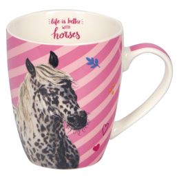 Die Spiegelburg Porzellan-Tasse Pferdefreunde