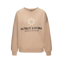 H.I.S. H.I.S Damen Sweatshirt, camelfarben, Gr&ouml;&szlig;e 36/38