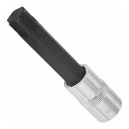 Vigor Innenvierkant Antrieb 12,5 = 1/2 Zoll TX Schraubendreher-Einsatz Innen TX Profil V2172 Vierkant hohl 12,5 mm (1/2 Zoll) Innen TX Profil T 70 Ges)