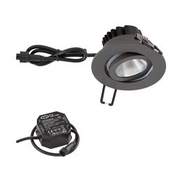 EVN Lichttechnik P-LED Deckeneinbauleuchte IP65 HV 3000K 1010lm PC650N91602)