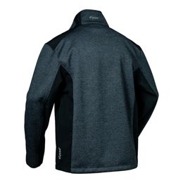 Strick-Fleecejacke Innsbruck Gr.XL dunkelgrau/schwarz ; FELDTMANN (23370)