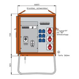 Walther Werke Verteilerschrank 44kVA WV0310R1)
