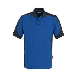 HAKRO Polo-Shirt Contrast Performance, royal, Unisex-Gr&ouml;&szlig;e: 3XL (839-010/3XL)