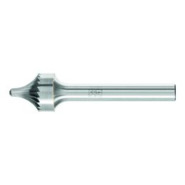 Pferd TOOLS Hartmetall Verrundungsfr&auml;sstift V &Oslash; 13x15 mm Schaft-&Oslash; 6 mm Z3 universal mittel (21152736)