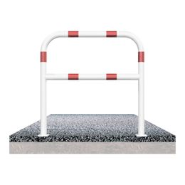Schake Abweiseb&uuml;gel aus Stahlrohr &Oslash; 60 x 2,5 mm Breite: 2000 mm, H&ouml;he: 1000 mm + Querholm, beschichtet, zum Aufd&uuml;beln (465_64B)