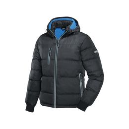 Uvex Thermo Steppjacke, schwarz / blau, Unisex-Gr&ouml;&szlig;e: L (9866811)