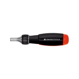 PB Swiss Tools Ratschengriff "Insider 3", mit 1/4-Zoll-Bits, mit Magnet, 30 mm (676665 30)